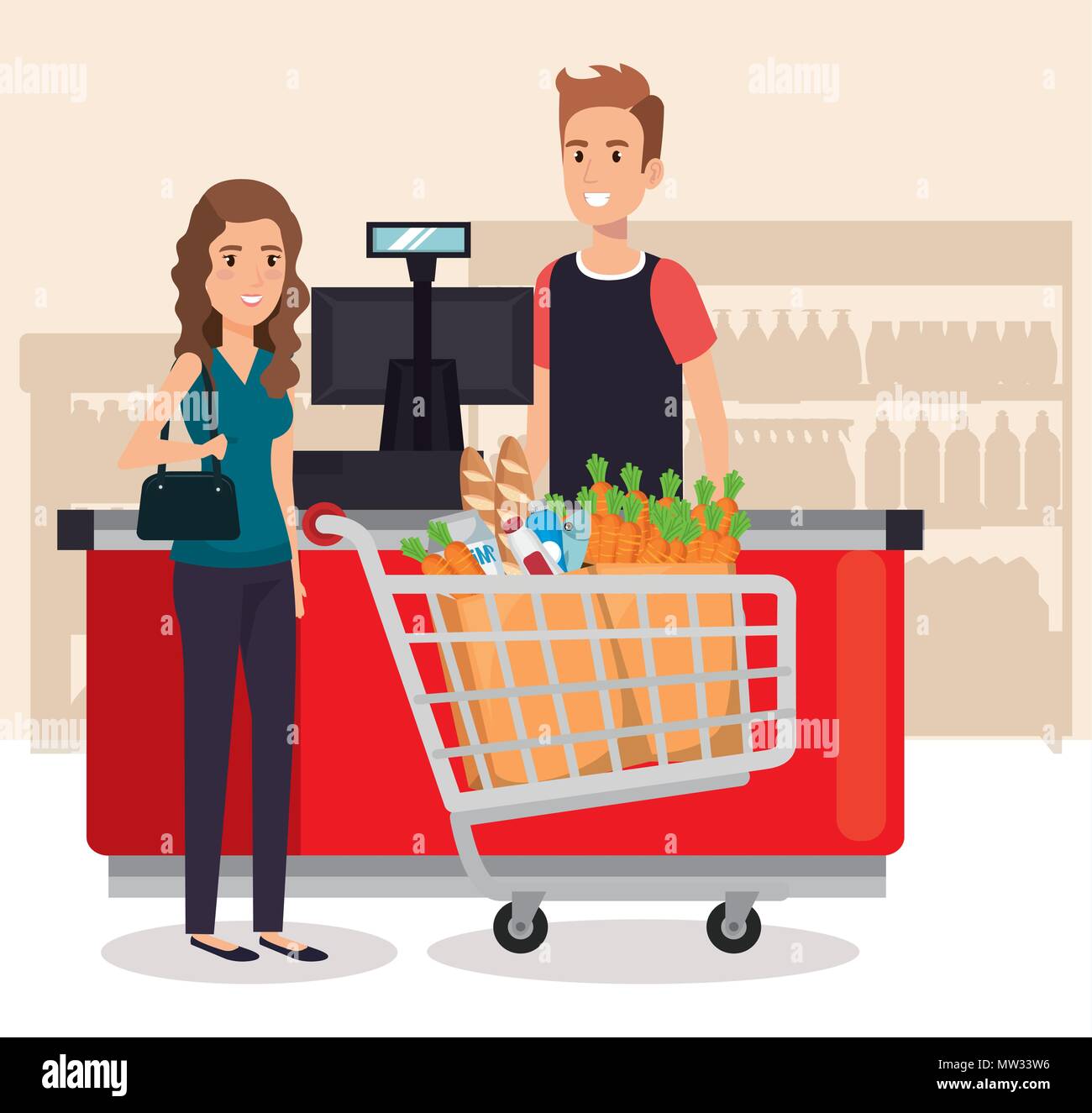 Boy cash pay counter hi-res stock photography and images - Alamy