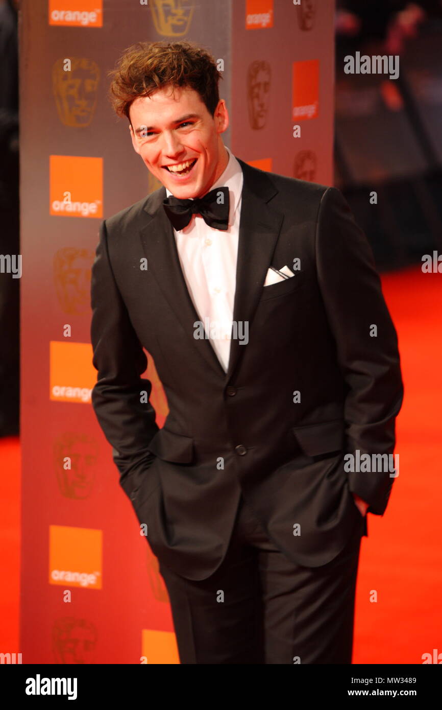 Sam Claflin on the Red Carpet arriving for the 2011 Orange British ...