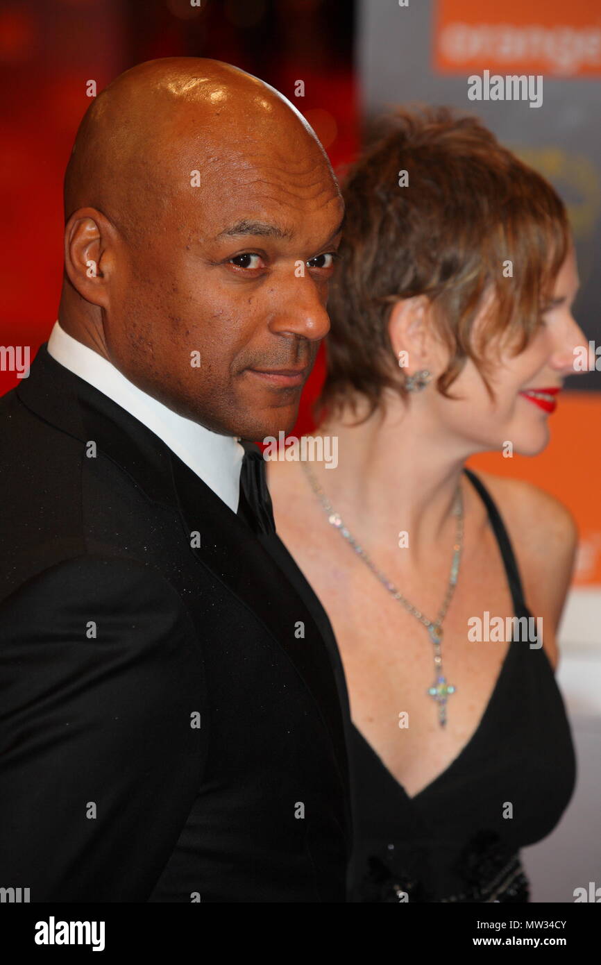Colin Salmon; Fiona Hawthorne on the Red Carpet arriving for the 2011 ...