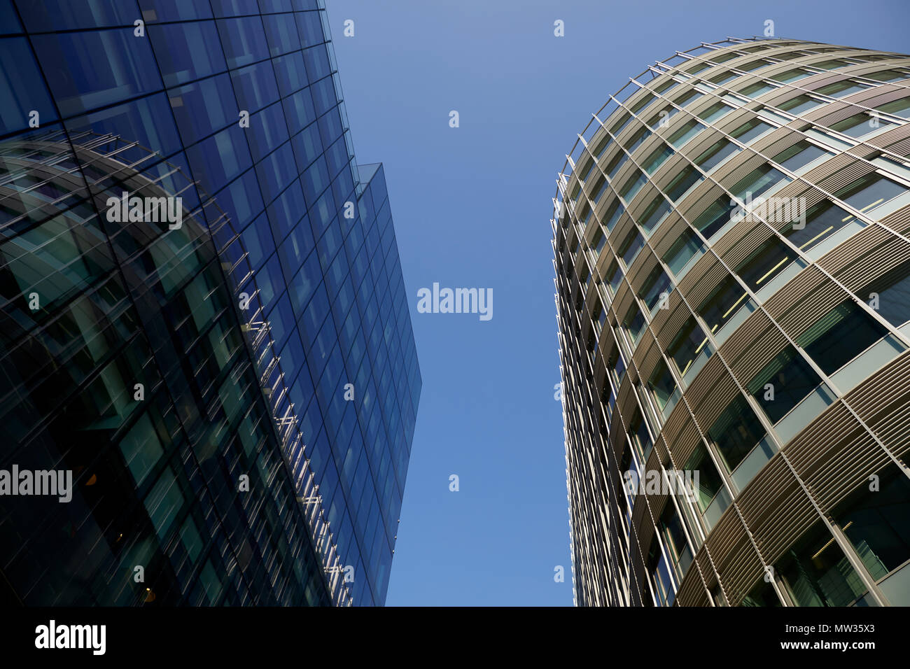 Manchester city centre Number one Spinningfield development and Hardman ...