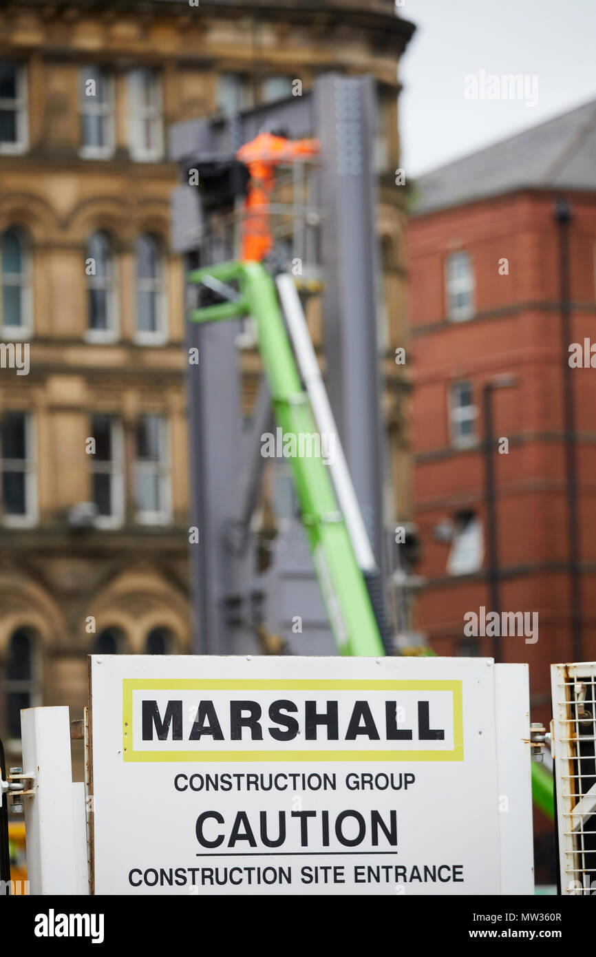 Marshall Construction (West Yorkshire) Ltd working to build a new 4 ...