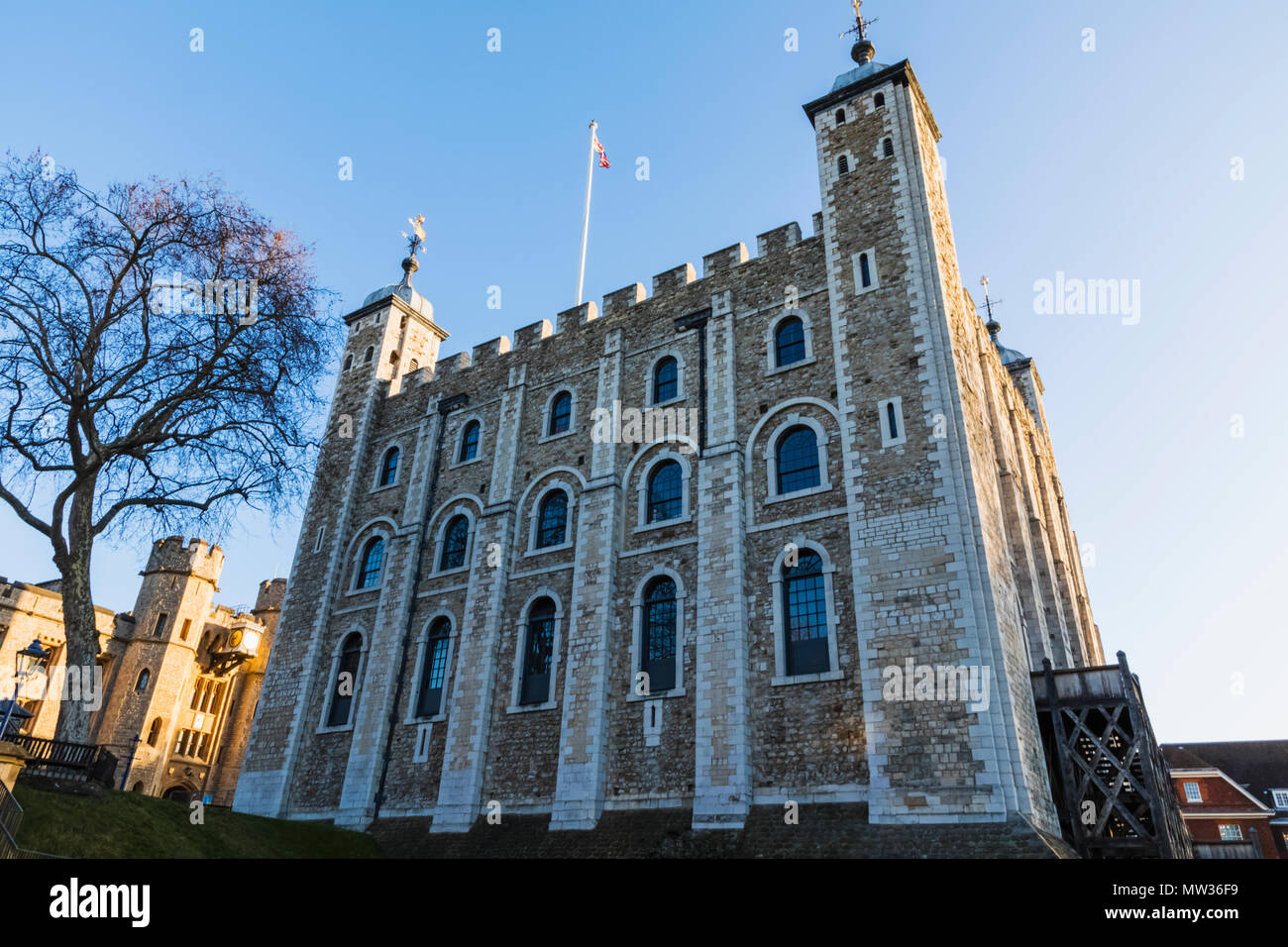 England, London, Tower of London, The White Tower Stock Photo - Alamy