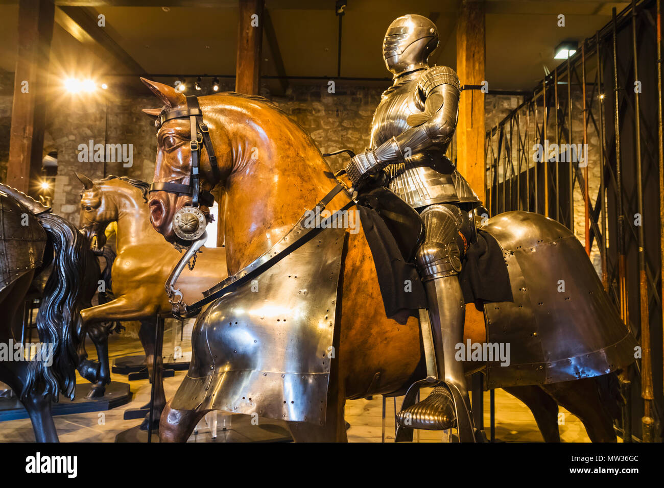 England, London, Tower of London, The White Tower, Display of Medieval ...