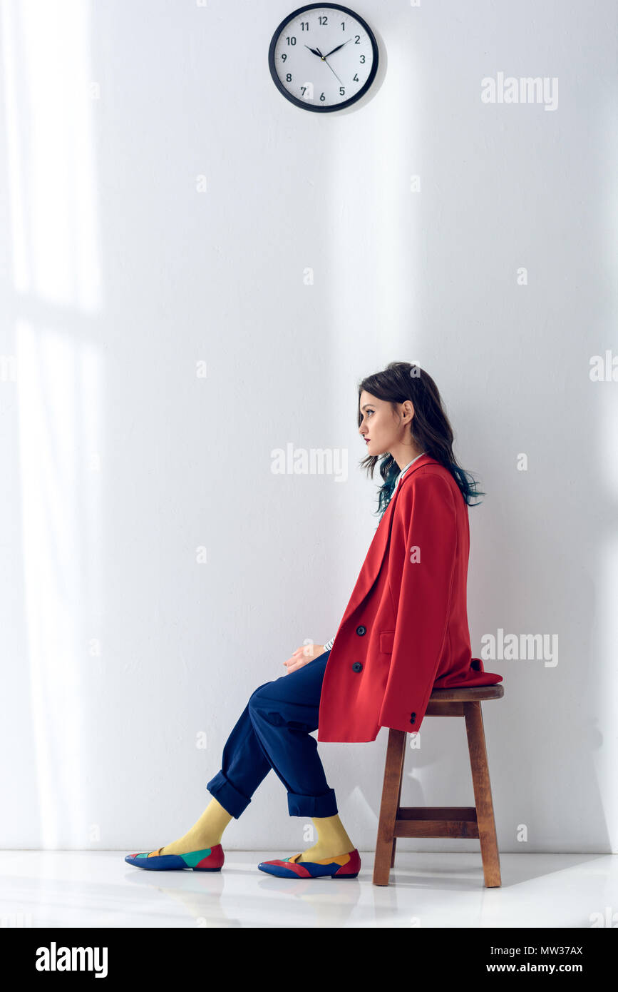 Clock time chair hi-res stock photography and images - Alamy