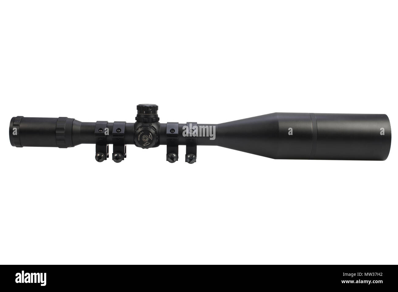 sniper scope isolated on white Stock Photo - Alamy