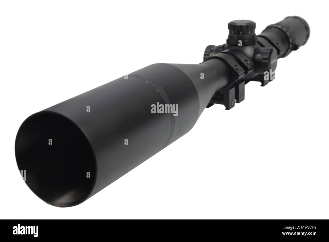 sniper scope isolated on white Stock Photo - Alamy