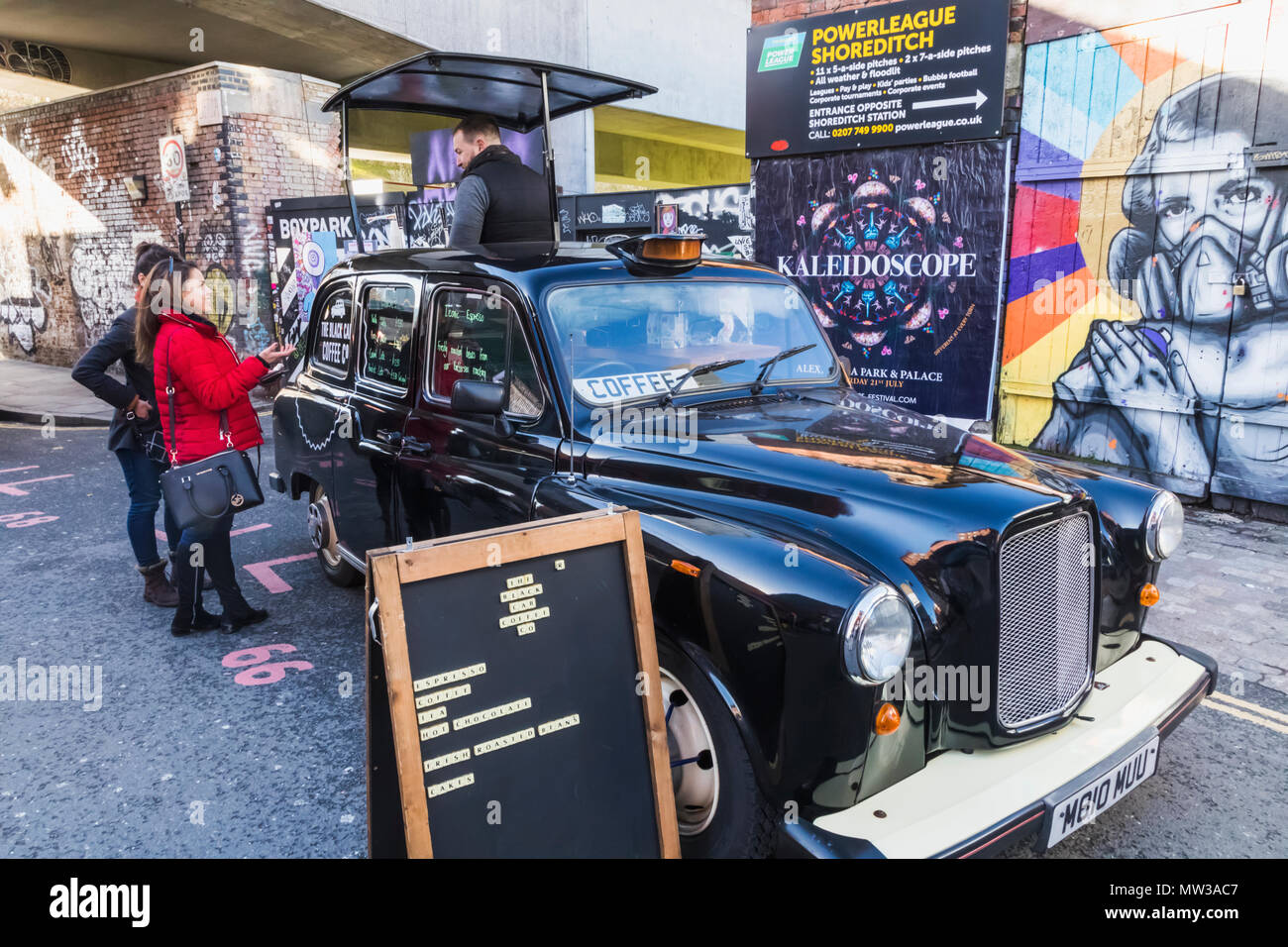 Brick lane coffee shop hi-res stock photography and images - Alamy