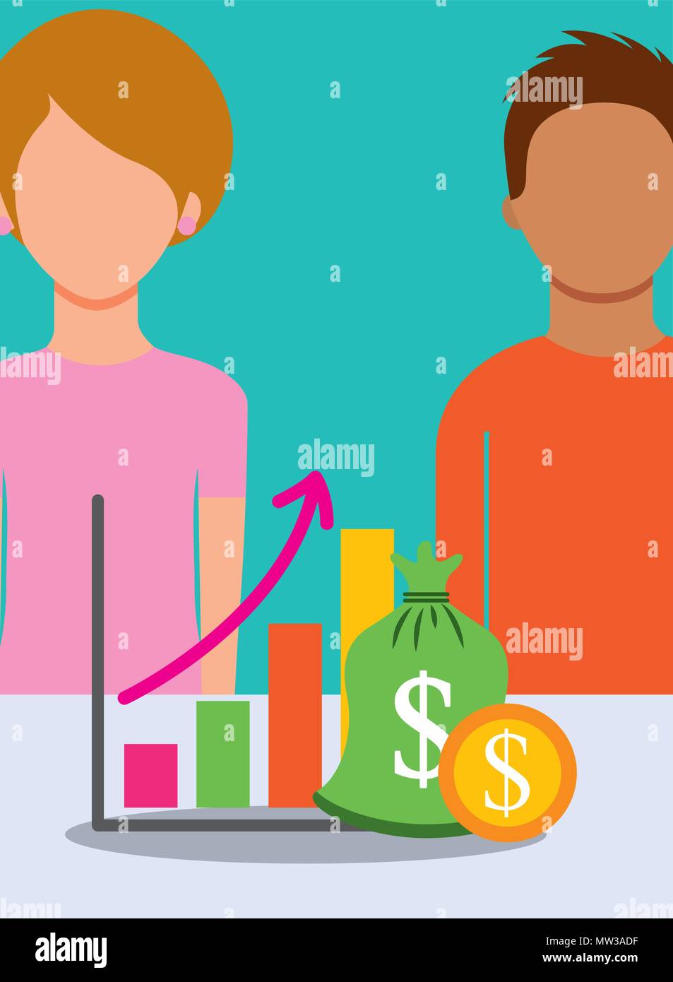 Save saving economy accounting Stock Vector Images - Alamy