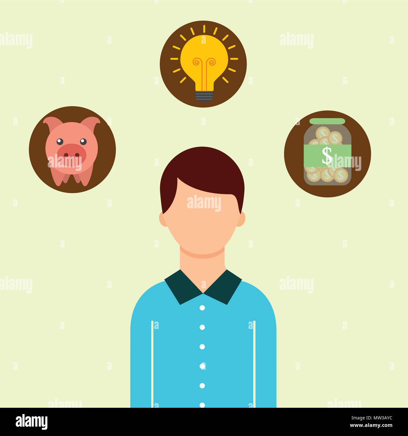 people saving money Stock Vector Image & Art - Alamy