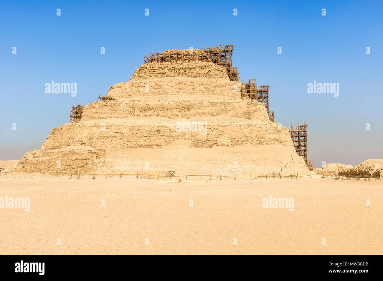 The first Egyptian Pyramid of Pharaoh Djoser 27 th century BC is ...