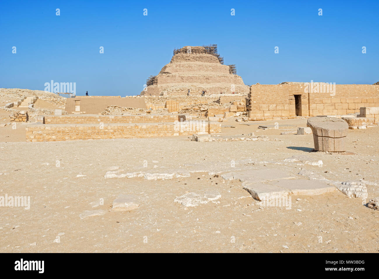 The first Egyptian Pyramid of Pharaoh Djoser 27 th century BC is ...