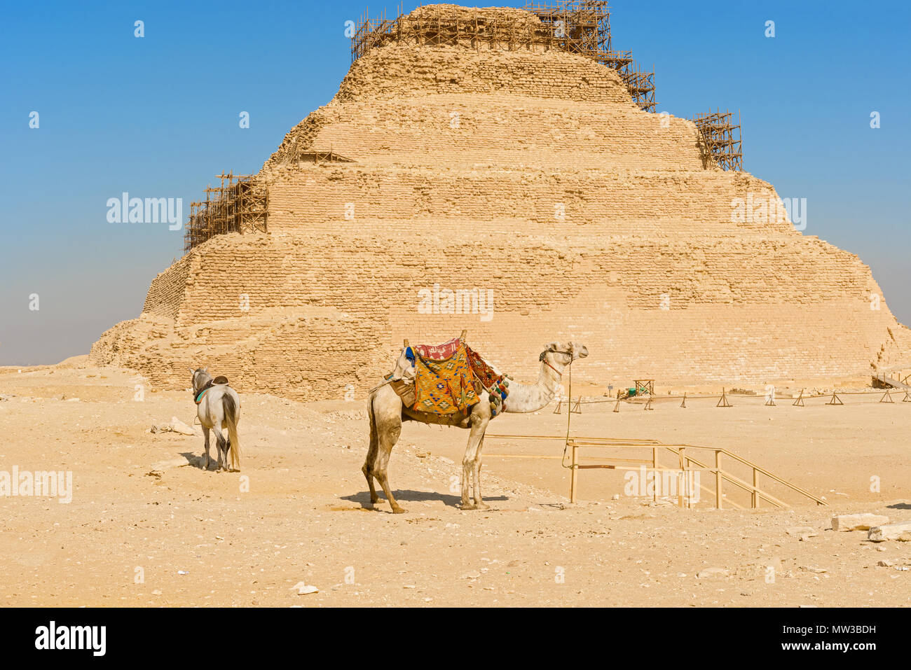 The first Egyptian Pyramid of Pharaoh Djoser 27 th century BC is ...