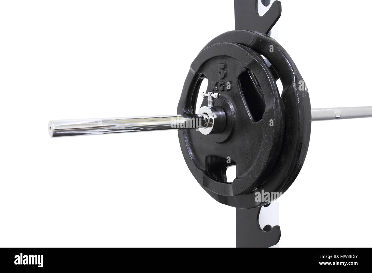 Heavy dumbbells workout in gym Cut Out Stock Images & Pictures - Alamy