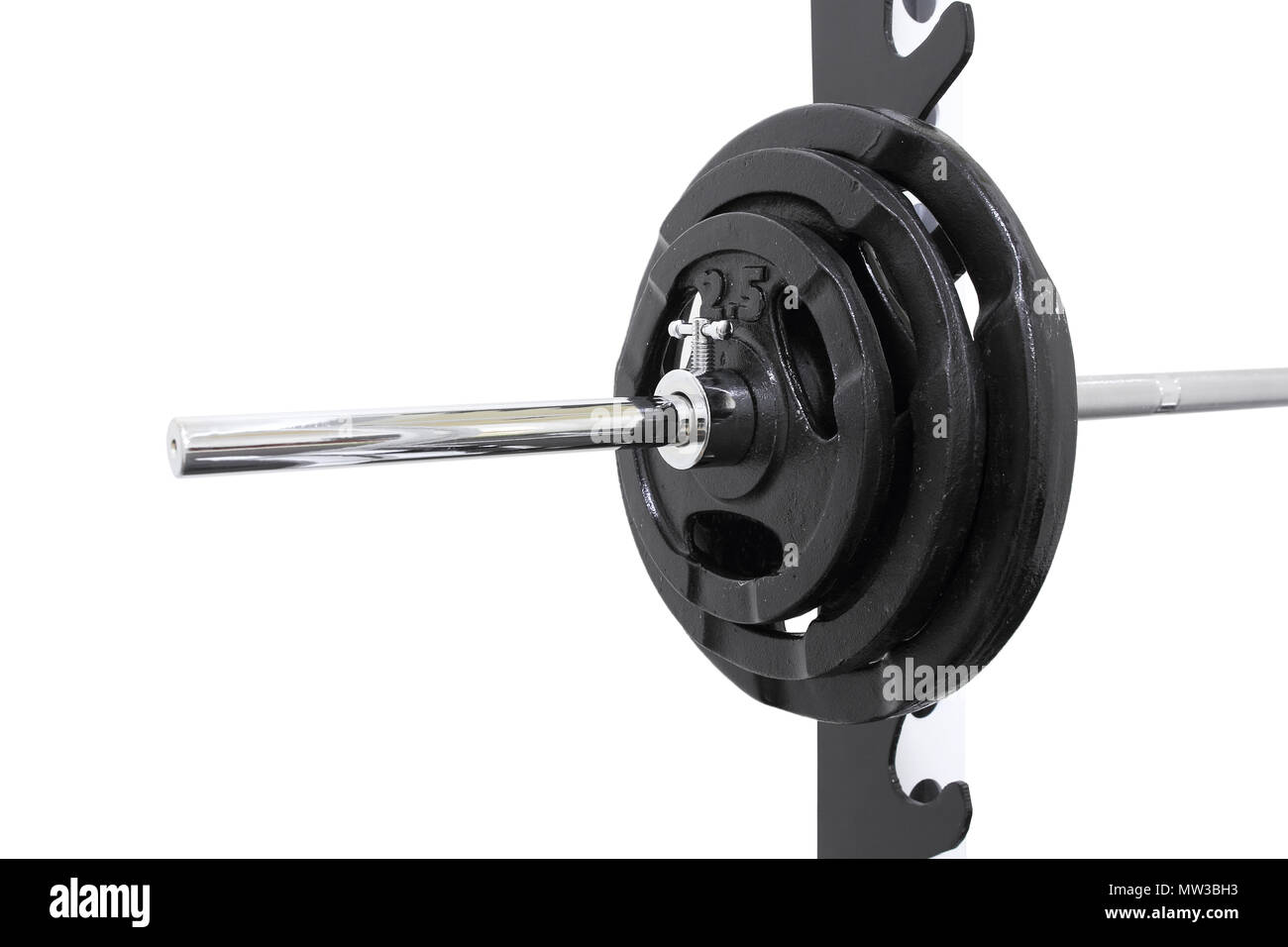 Heavy dumbbells workout in gym Cut Out Stock Images & Pictures - Alamy