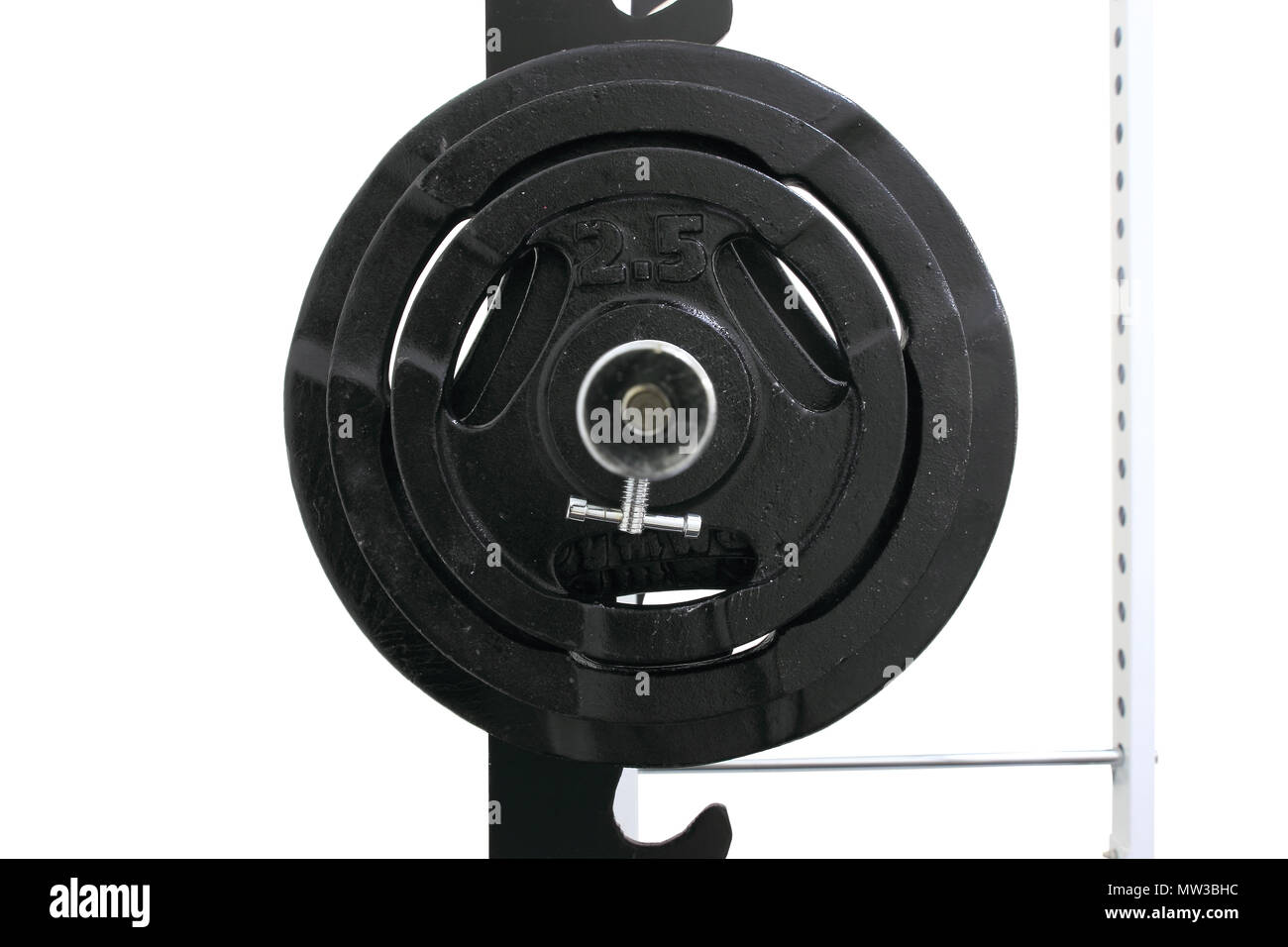 Barbell ready to workout in gym room Stock Photo - Alamy