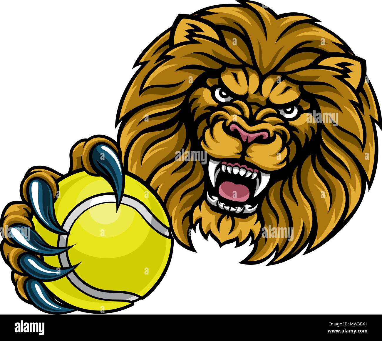Lions holding Stock Vector Images - Alamy