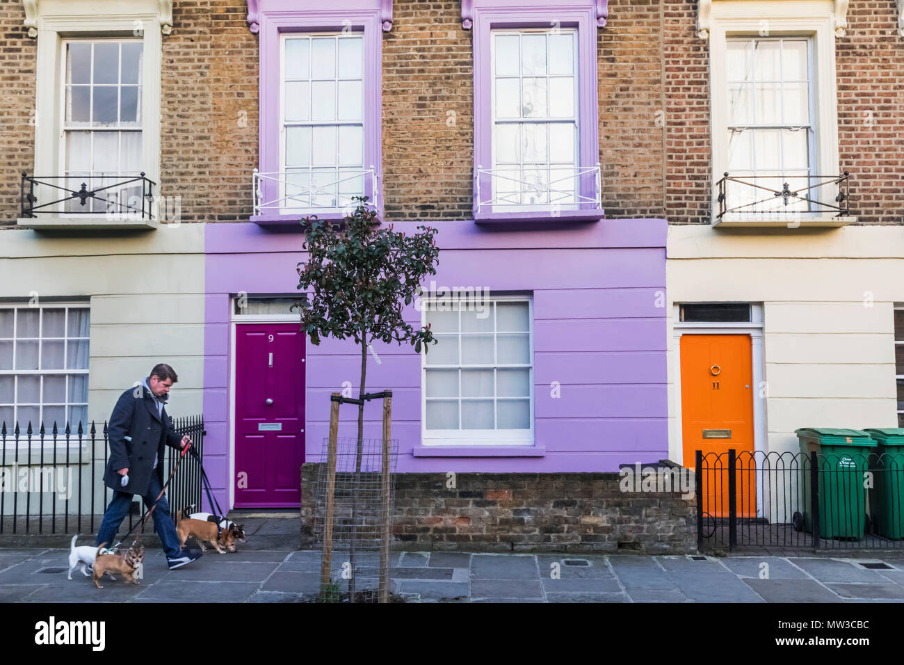 England, London, Camden, Camden Town, Colourful Houses Stock Photo - Alamy
