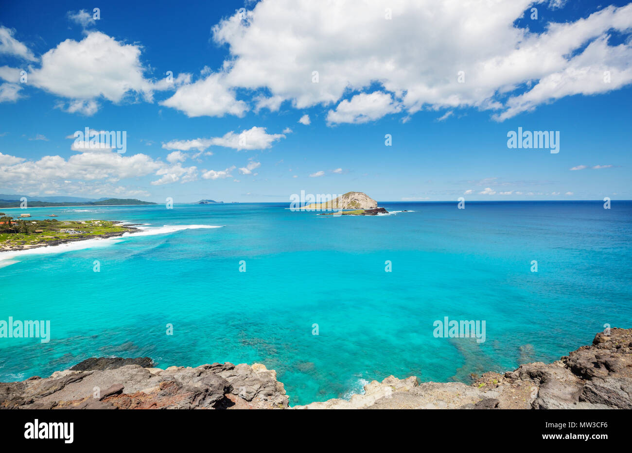 Beautiful landscapes in Oahu island, Hawaii Stock Photo - Alamy
