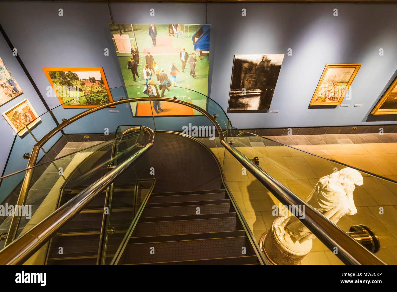 England, London, City of London, Guildhall, Guildhall Art Museum Stock ...