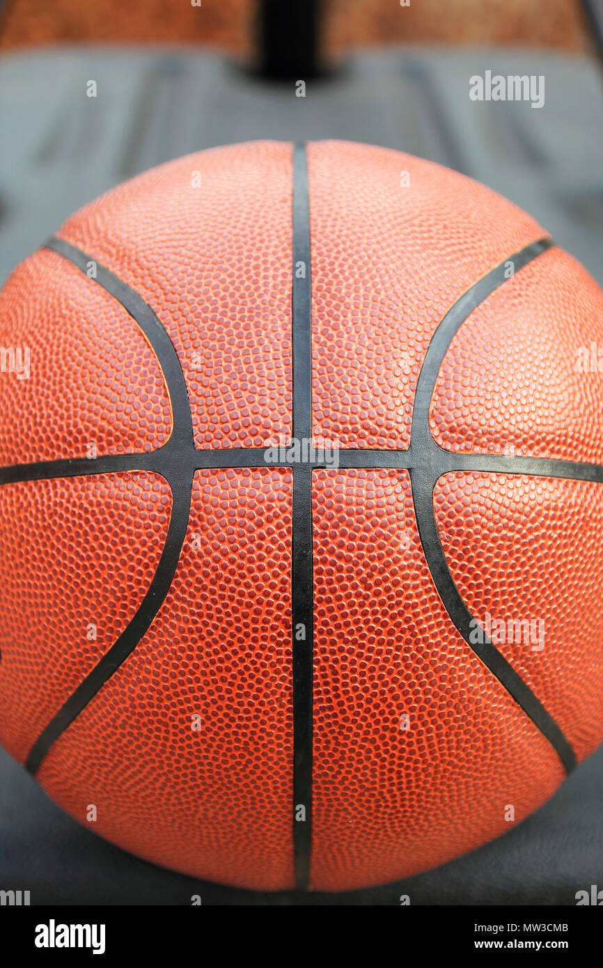 Closed up view of basketball outdoor for background Stock Photo - Alamy