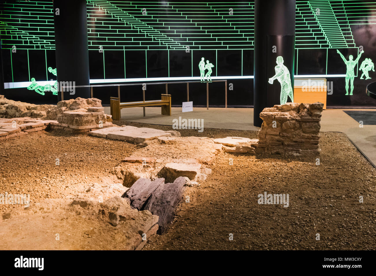 Museum of london roman ruins hi-res stock photography and images - Alamy