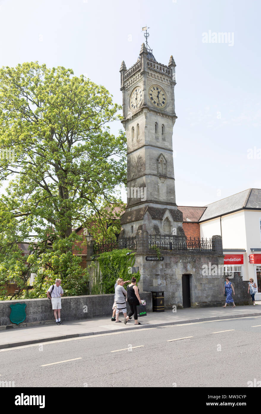 Fisherton street clock tower hi-res stock photography and images - Alamy