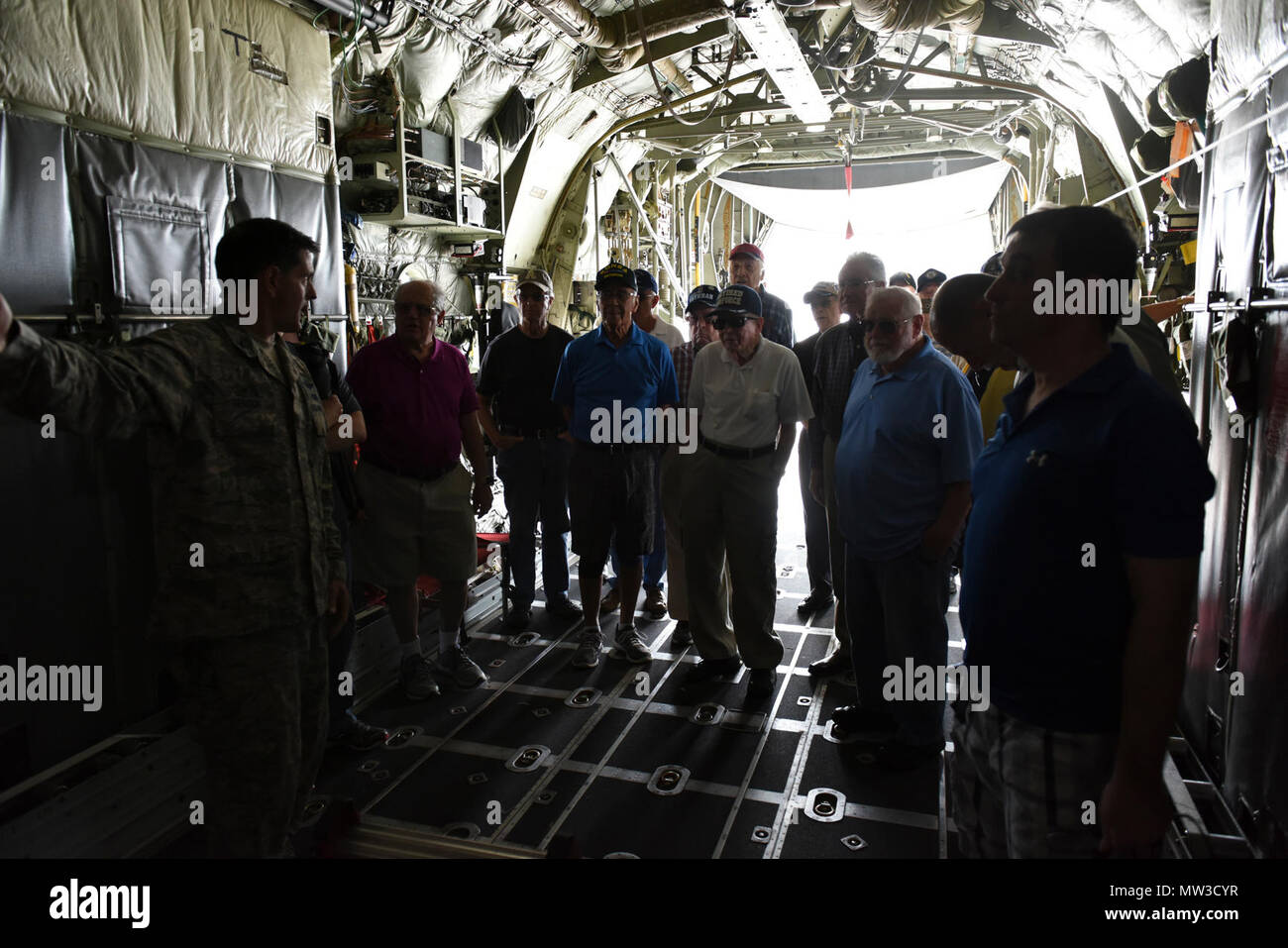 Col. Michael T. Gerock, 145th Airlift Wing Commander, speaks about the ...