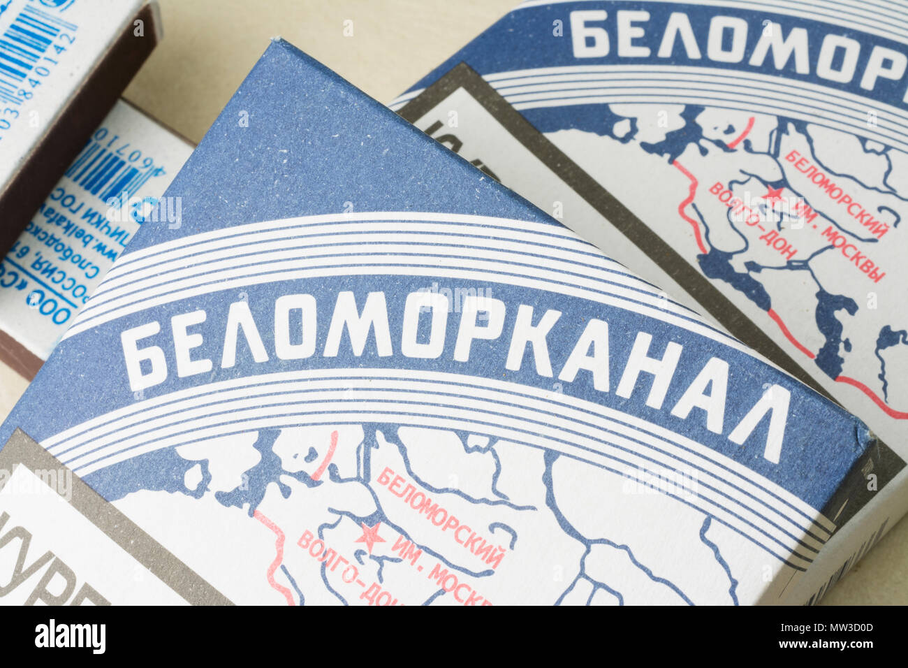 Belomorkanal (Russian: Беломорканал) is a Russian brand of cigarettes ...