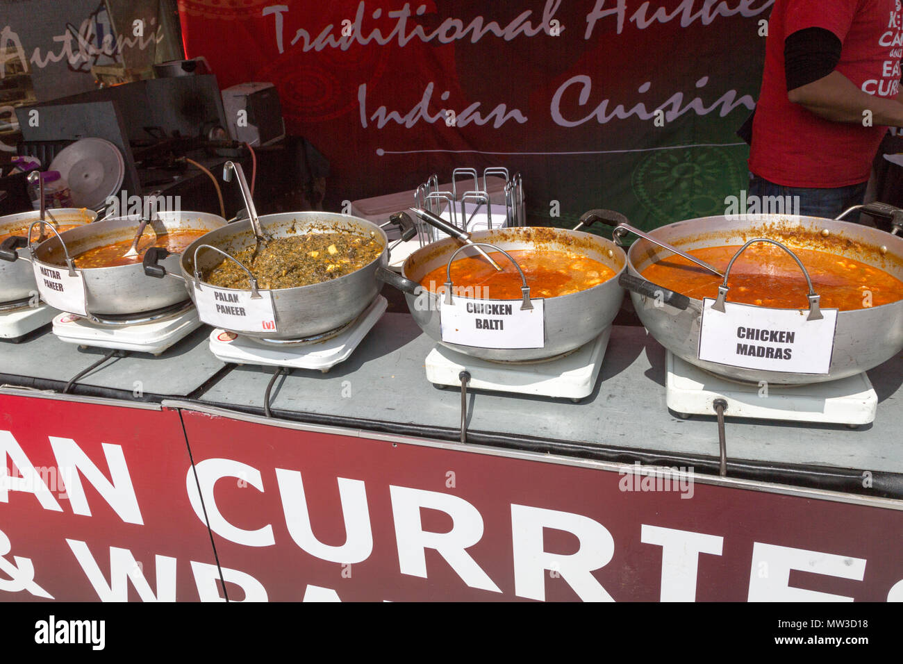 The Curry Man market stall Asian Indian food, Salisbury, Wiltshire ...