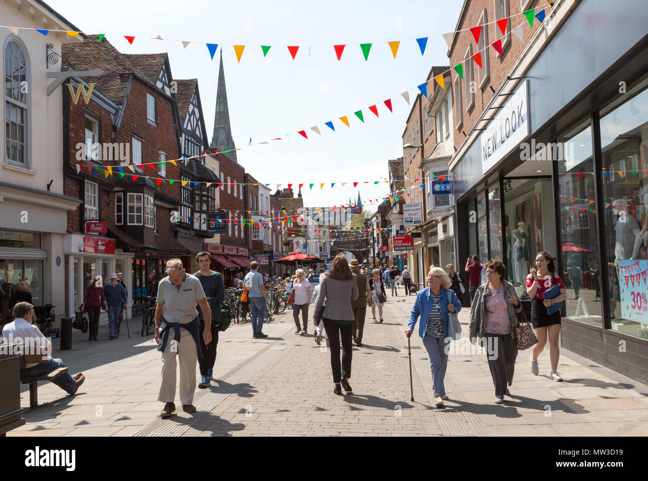 Salisbury Town Centre Shops High Resolution Stock Photography and ...
