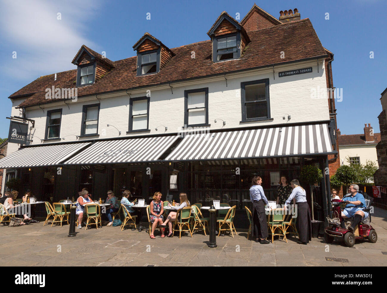 Cote brasserie restaurant in town centre, Salisbury, Wiltshire, England ...