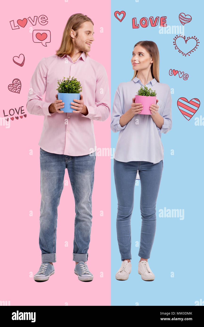 Growing together illustration hi-res stock photography and images - Alamy