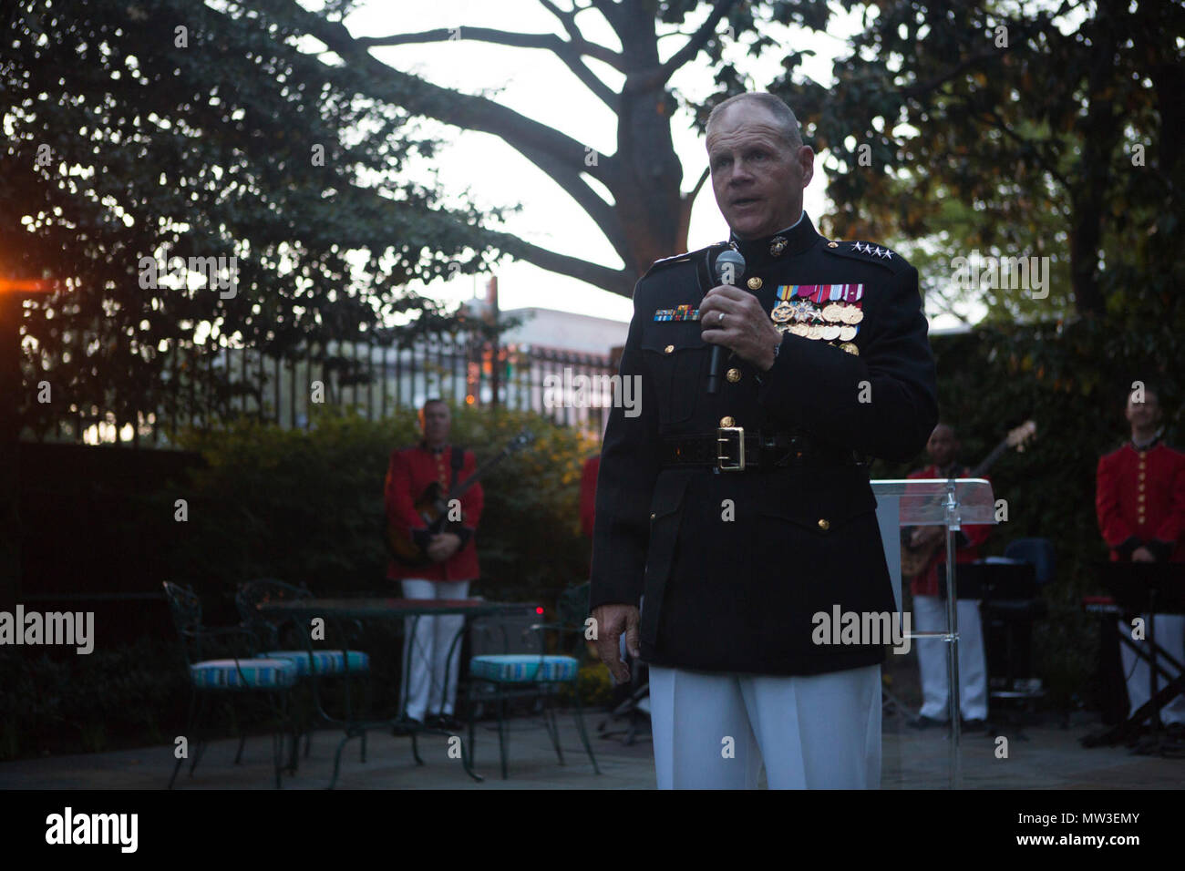Commandant of the Marine Corps General Robert B. Neller, gives remarks ...