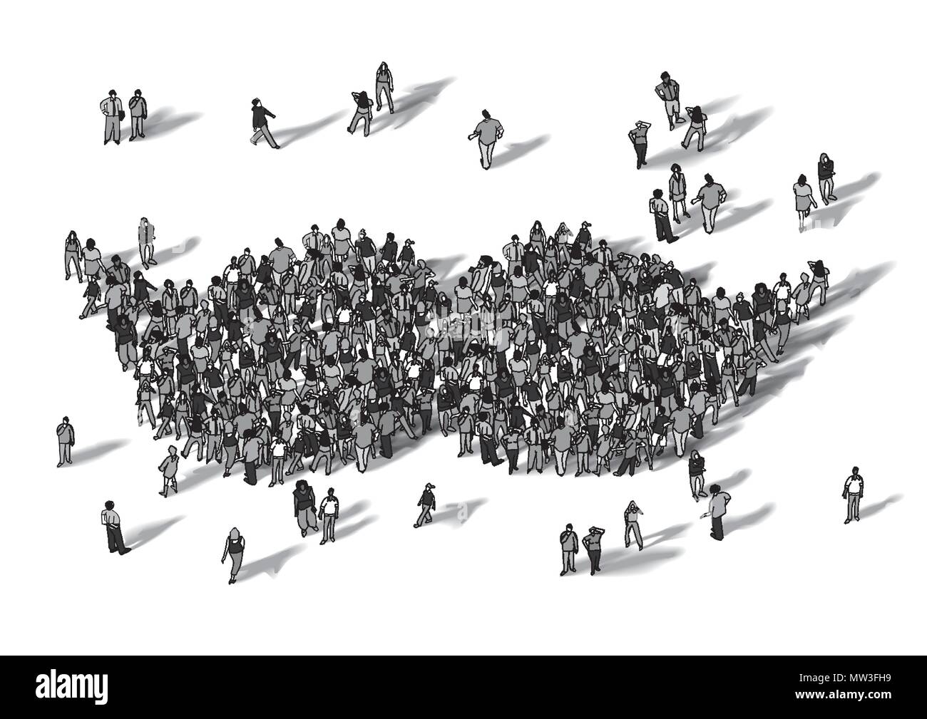 Top view black father Stock Vector Images - Alamy