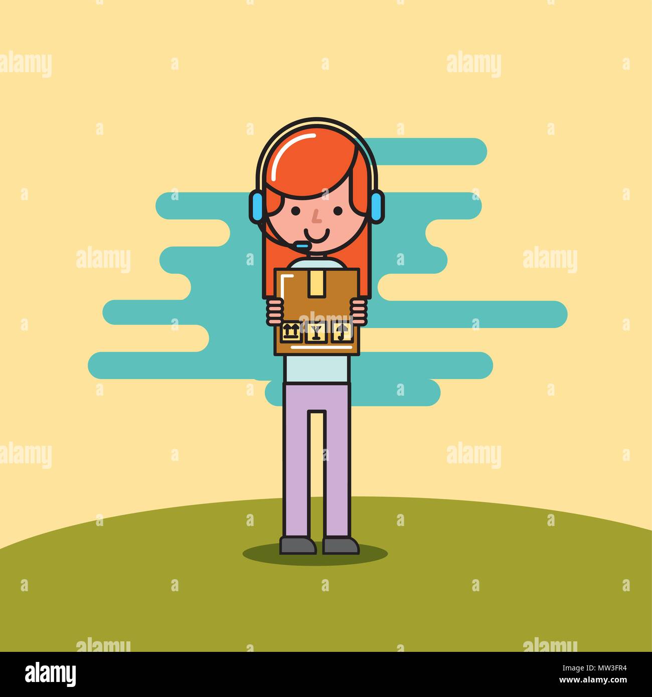 Plastic operator Stock Vector Images - Alamy