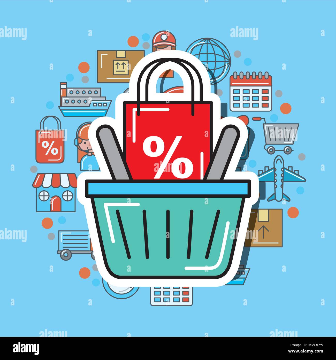 Online shopping survey Stock Vector Images - Alamy