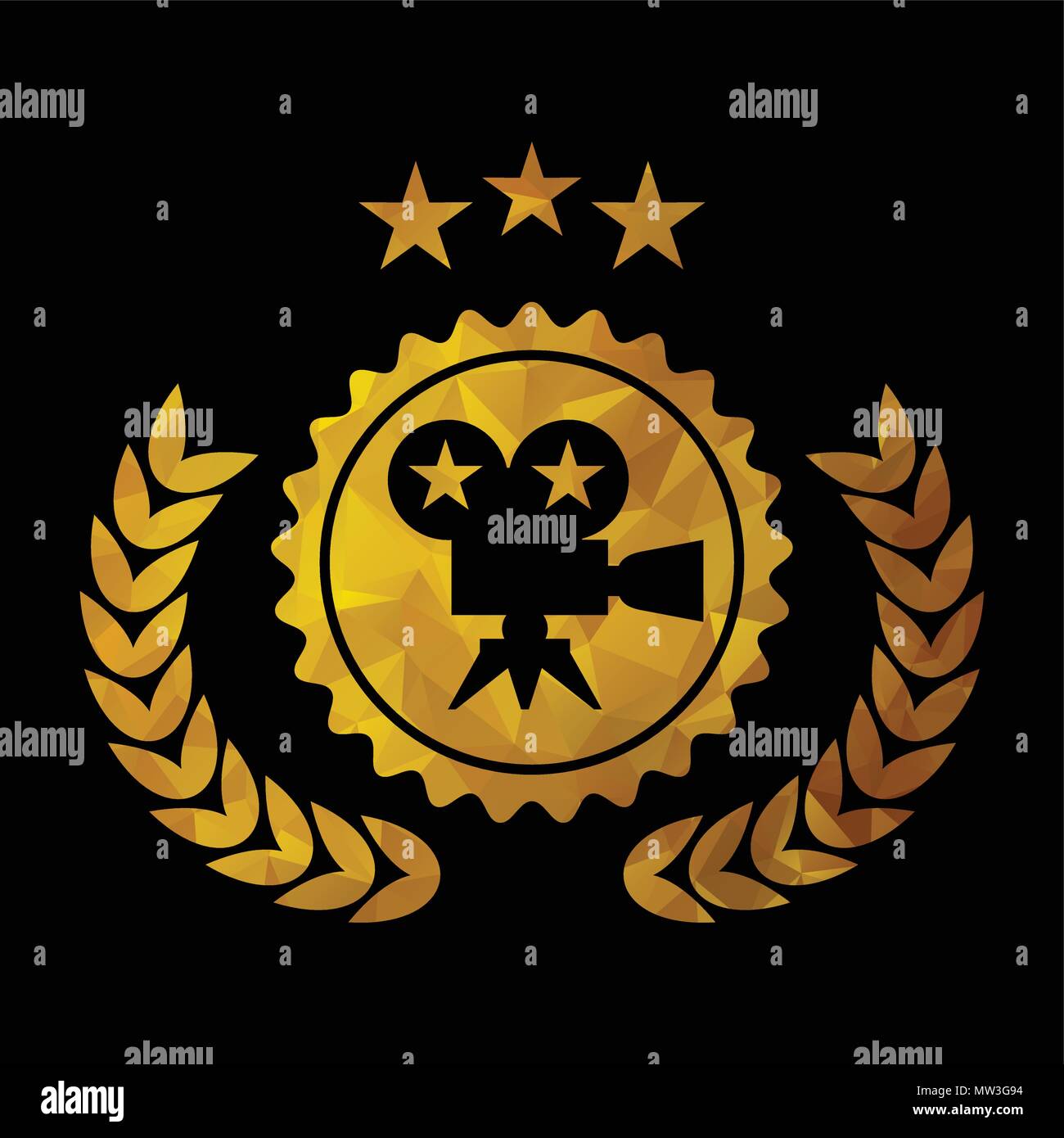 cinema award with camera Stock Vector Image & Art - Alamy