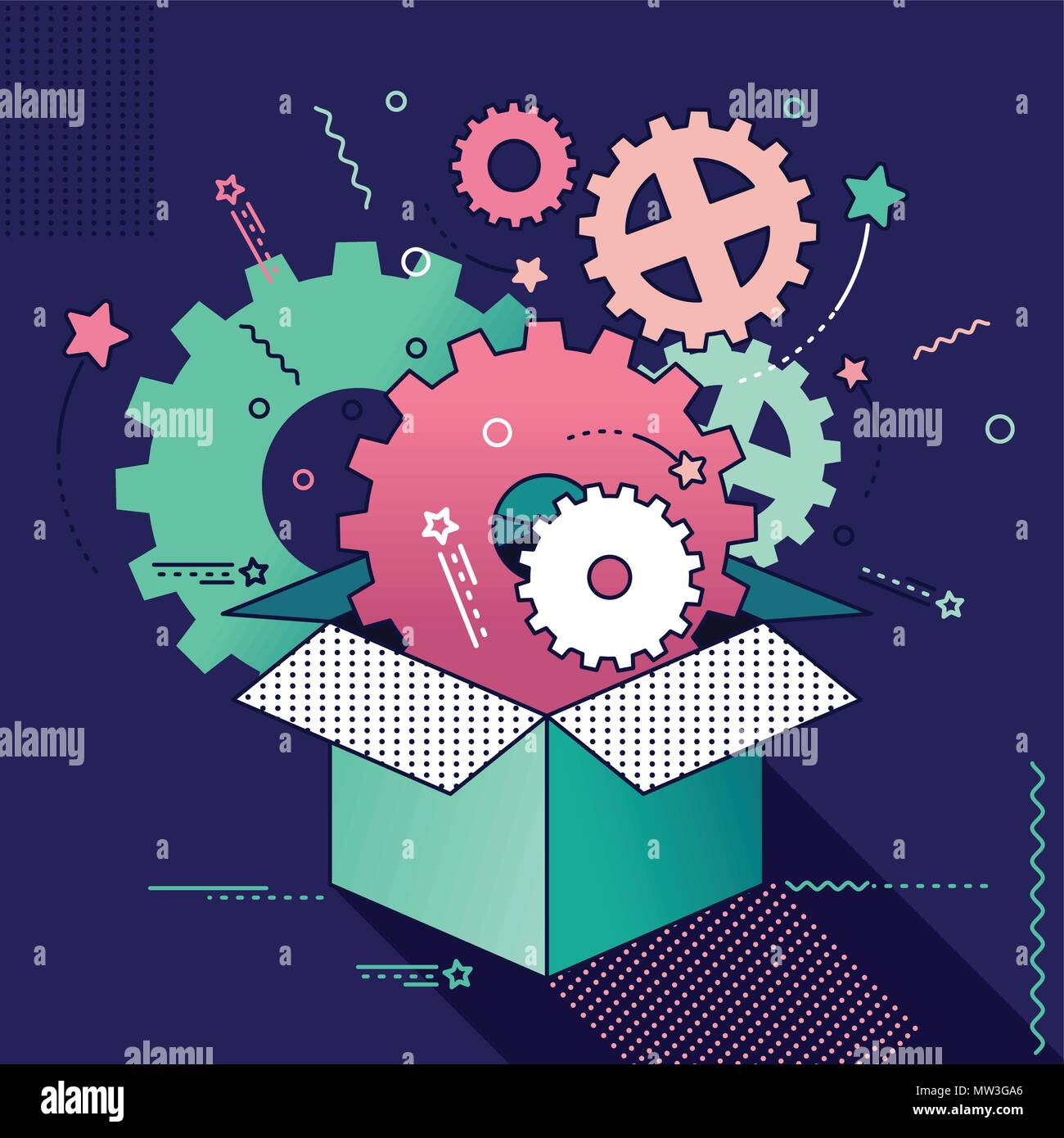 Brain brainstorming cartoon knowledge hi-res stock photography and images - Alamy