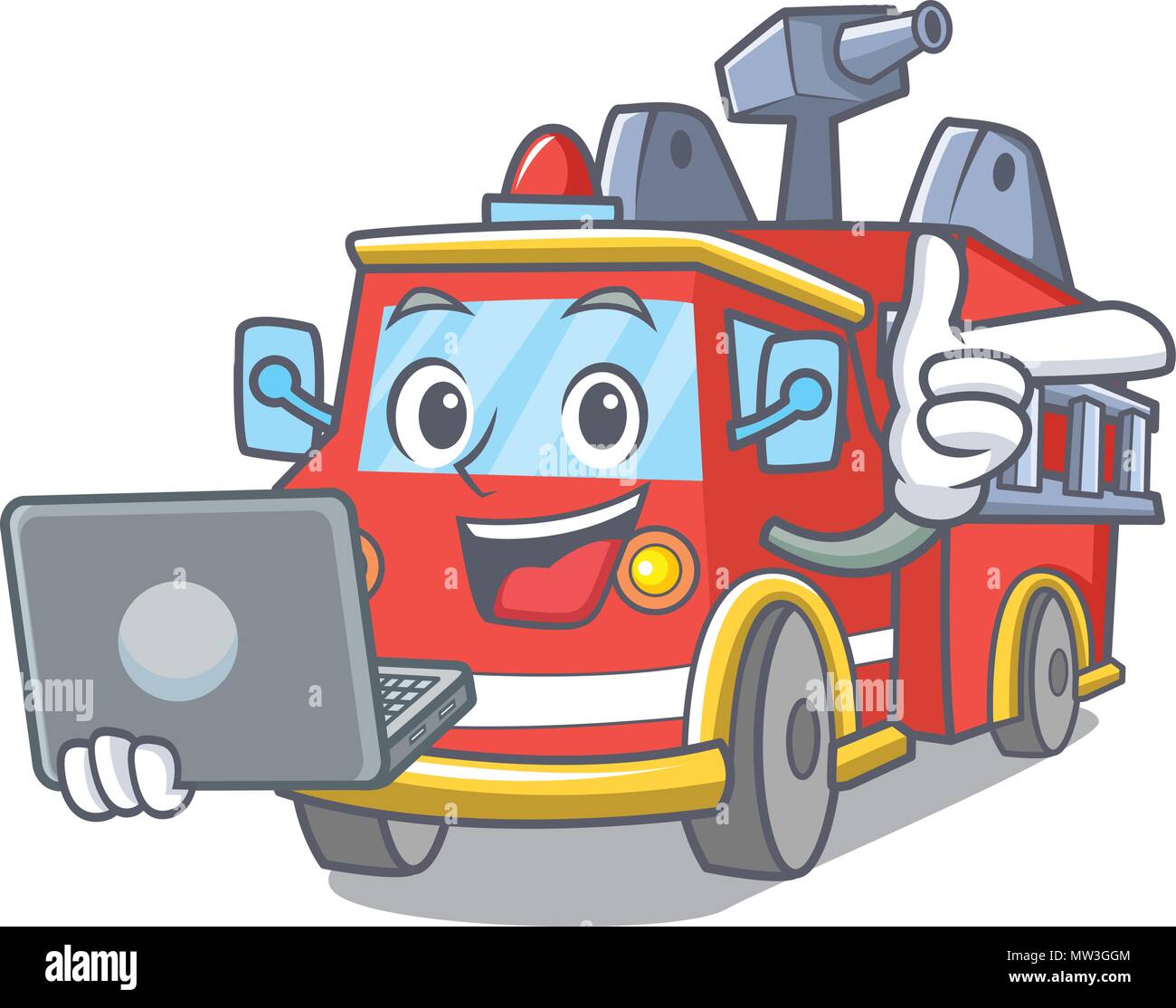 The first fire engine Stock Vector Images - Alamy