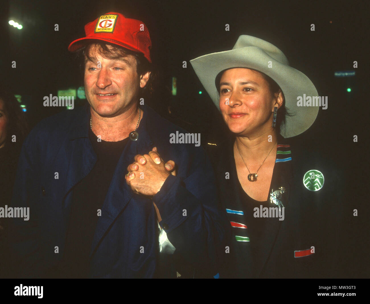 HOLLYWOOD, CA - JUNE 6: (L-R) Actor Robin Williams and wife producer ...