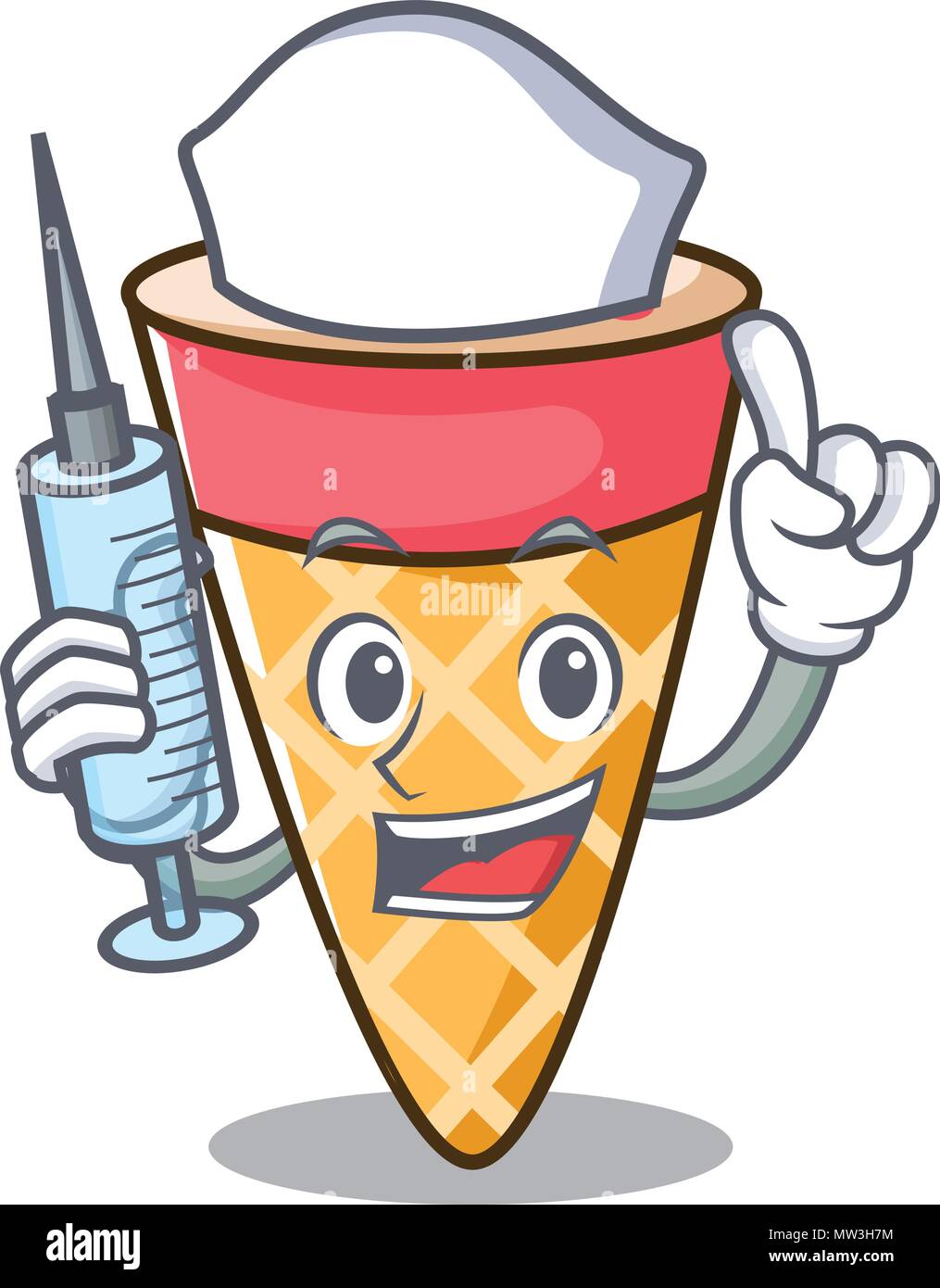 Nurse ice cream tone character cartoon Stock Vector Image & Art - Alamy