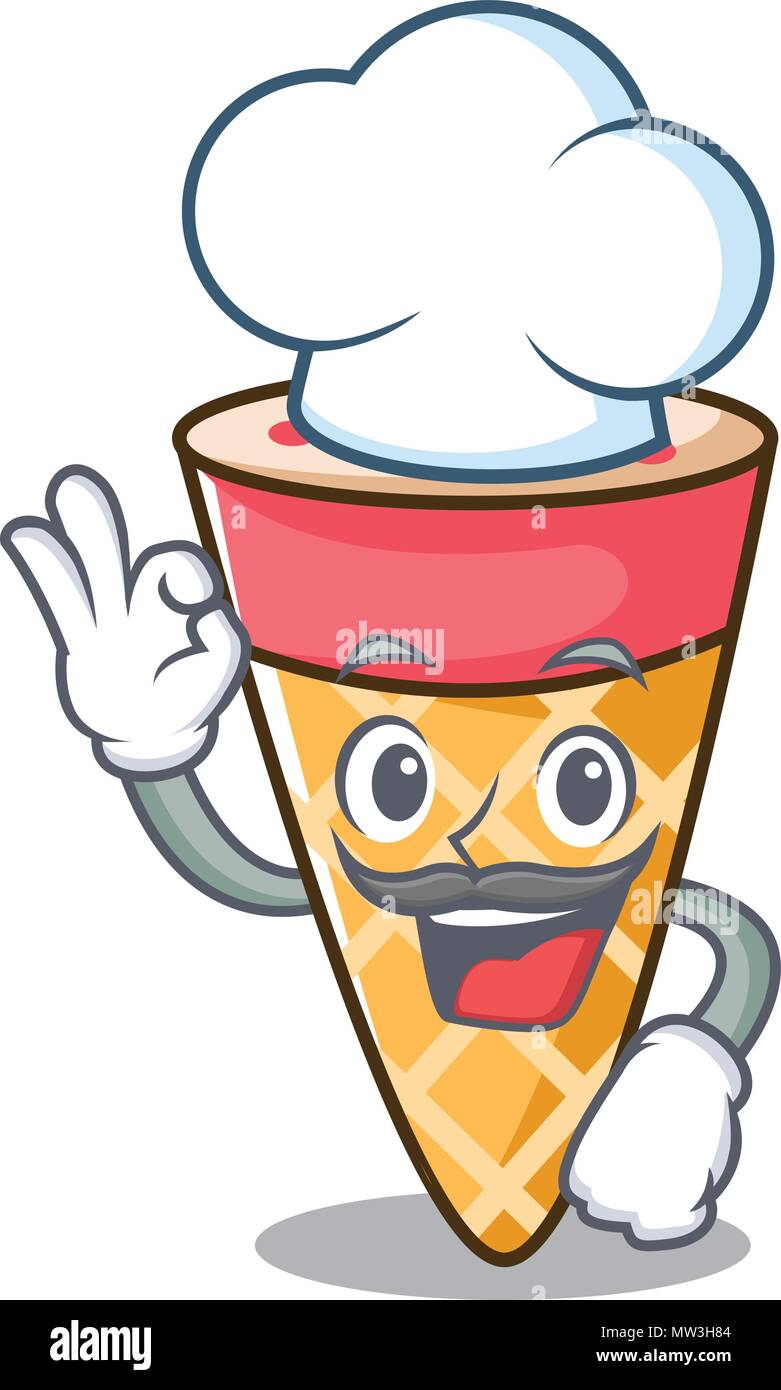 Chef ice cream tone character cartoon Stock Vector Image & Art - Alamy