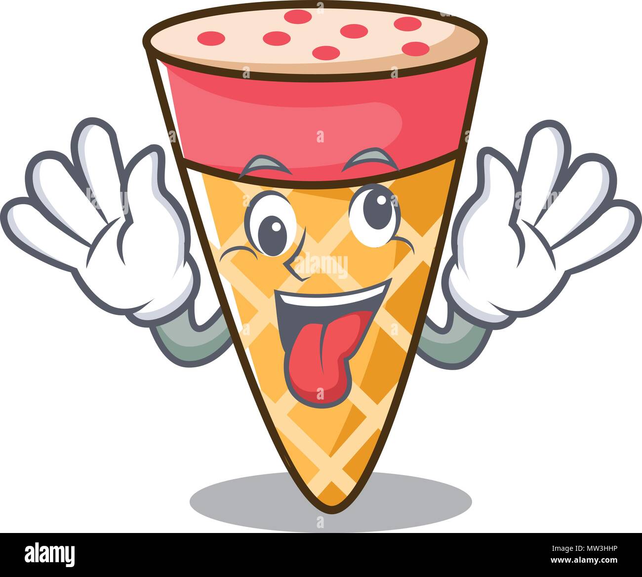 Crazy ice cream tone mascot cartoon Stock Vector Image & Art - Alamy