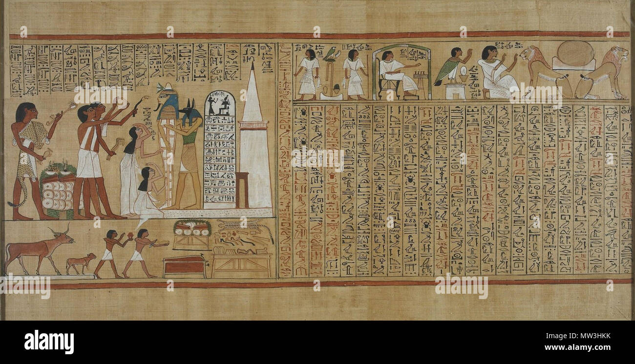 Book of the dead of hunefer hi-res stock photography and images - Alamy