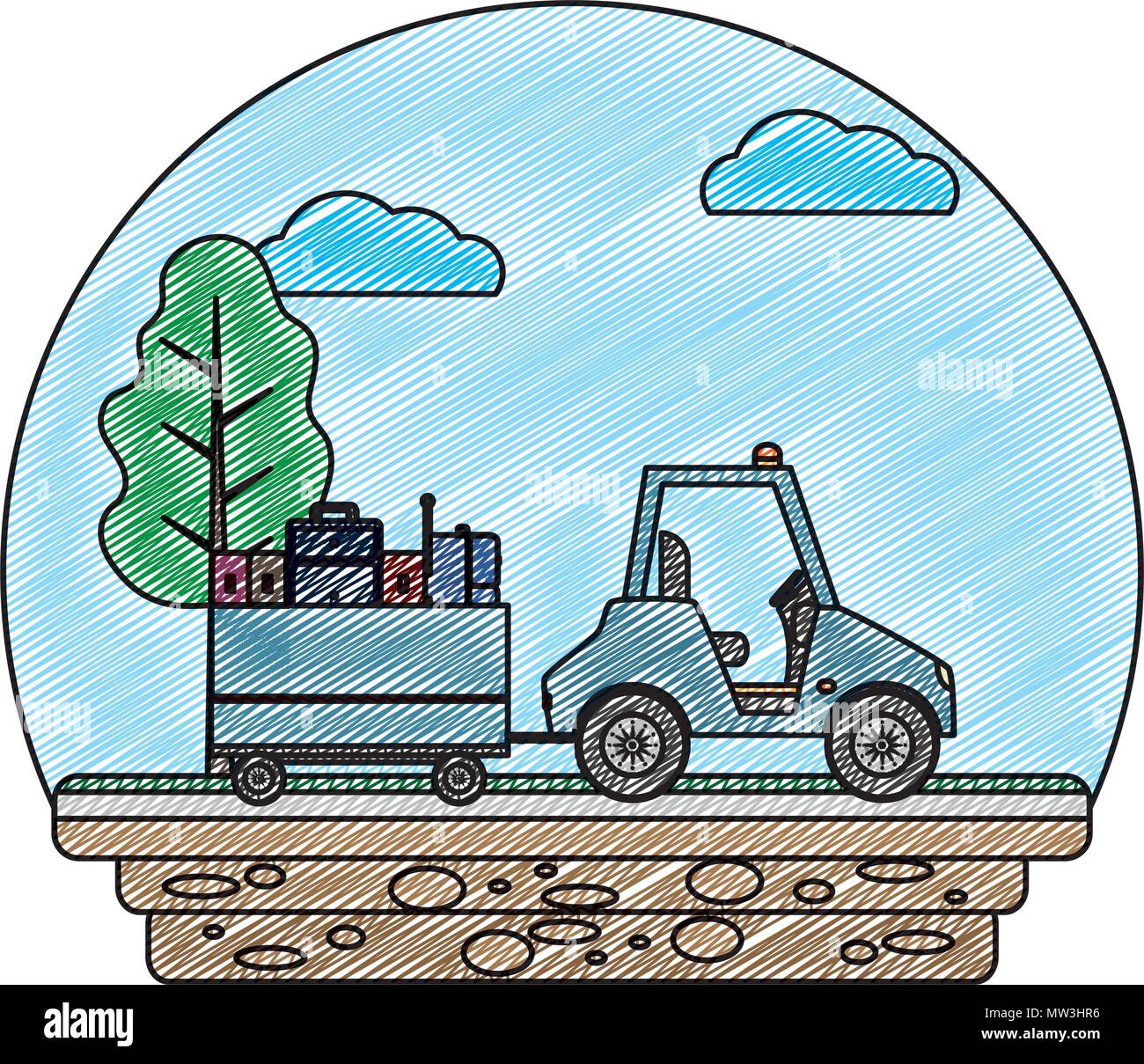 Towing trolley hi-res stock photography and images - Alamy
