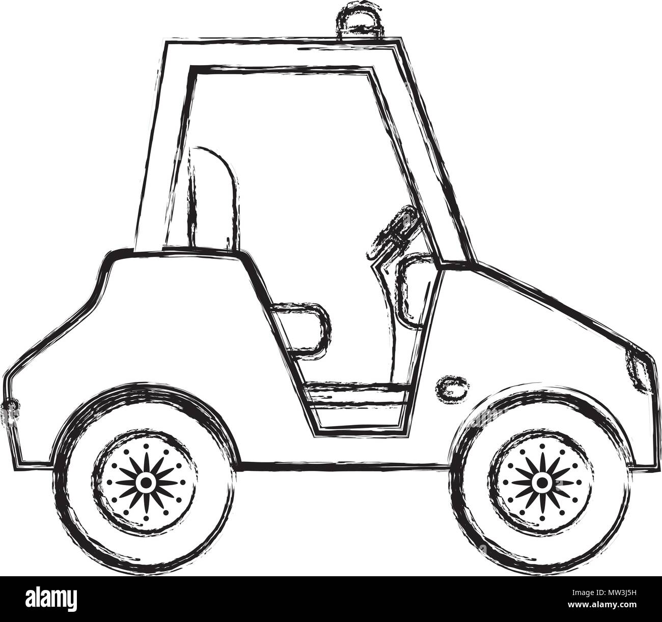 Towing trolley Stock Vector Images - Alamy