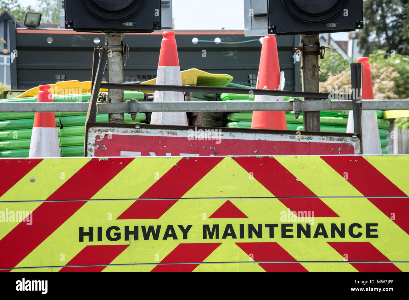 Highway Sign Maintenance Truck