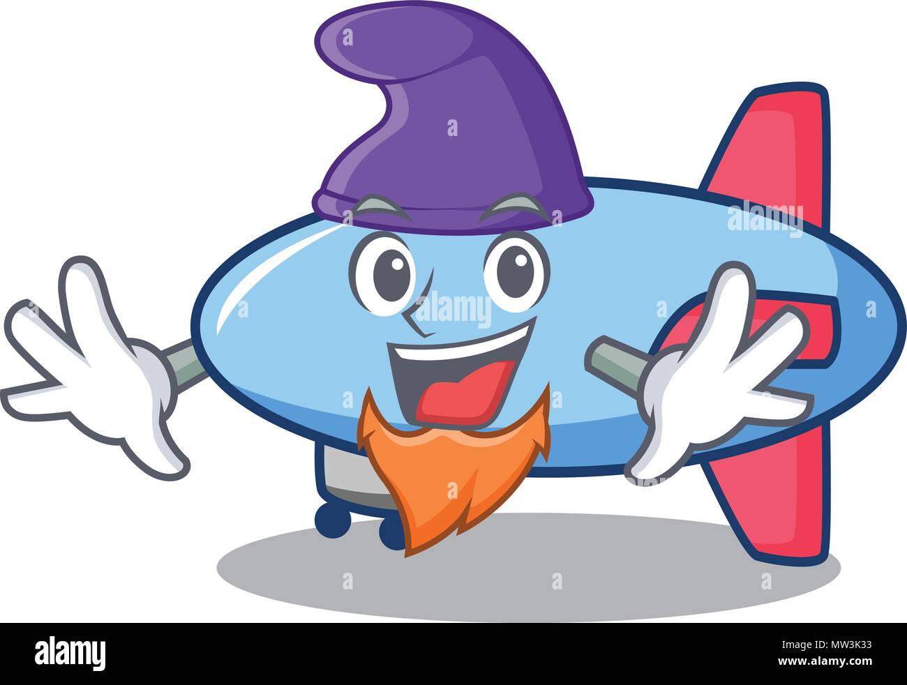 Elf zeppelin character cartoon style Stock Vector Image & Art - Alamy