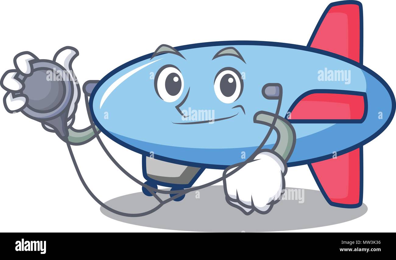 Doctor zeppelin character cartoon style Stock Vector Image & Art - Alamy
