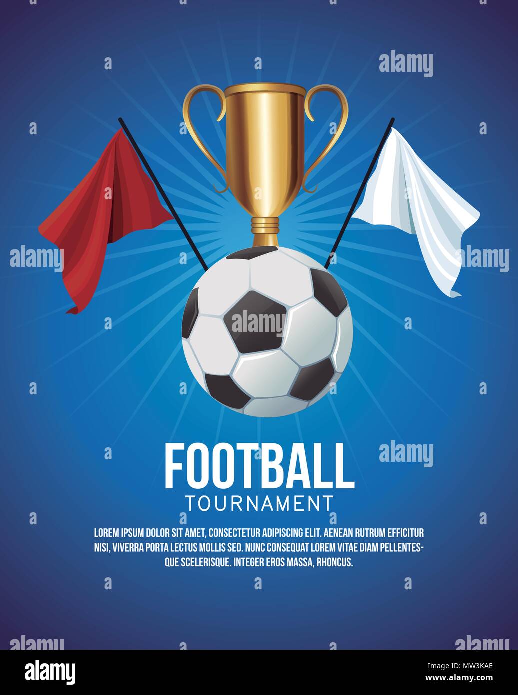 Football tournament banner Stock Vector Image & Art - Alamy